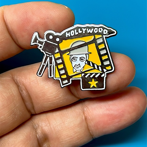 Vintage | Jewelry | Vintage Newhollywood Charlie Chaplain Enamel Lapel ...
